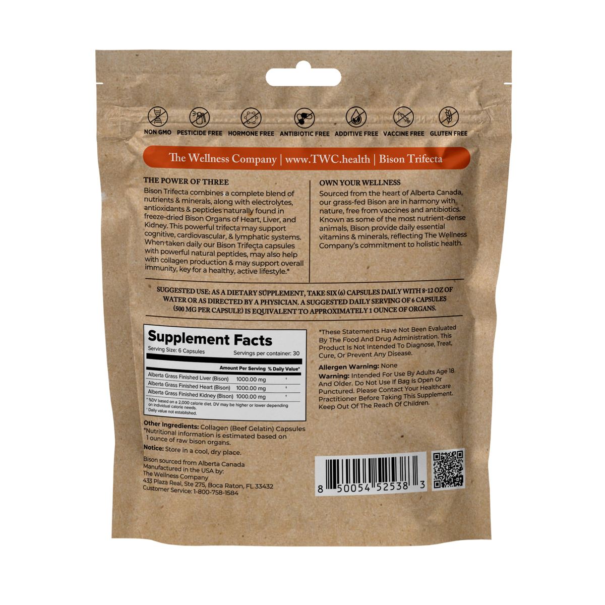 Bison Trifecta– The Wellness Company