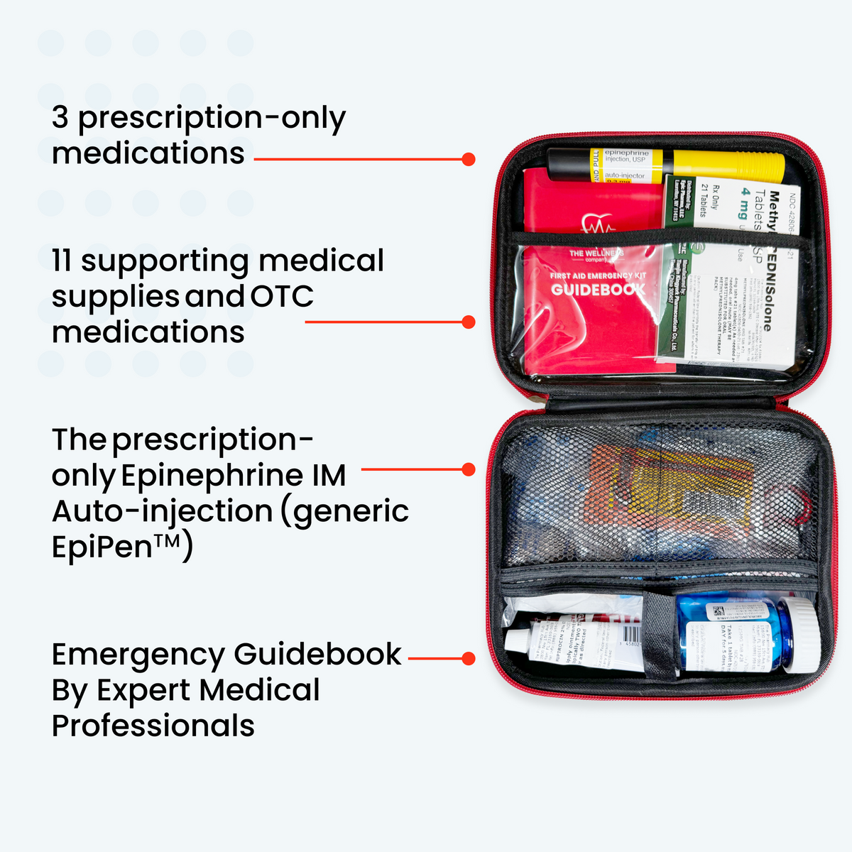 First Aid Emergency Kit– The Wellness Company